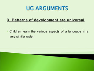Universal grammar | PPT