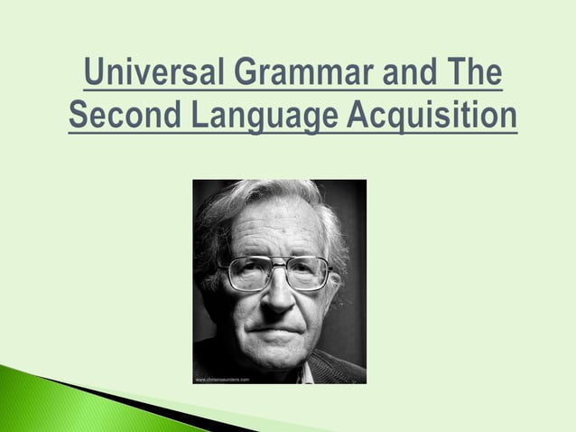 Universal grammar | PPT