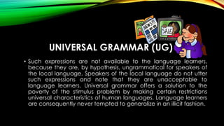 Universal grammar | PPTX