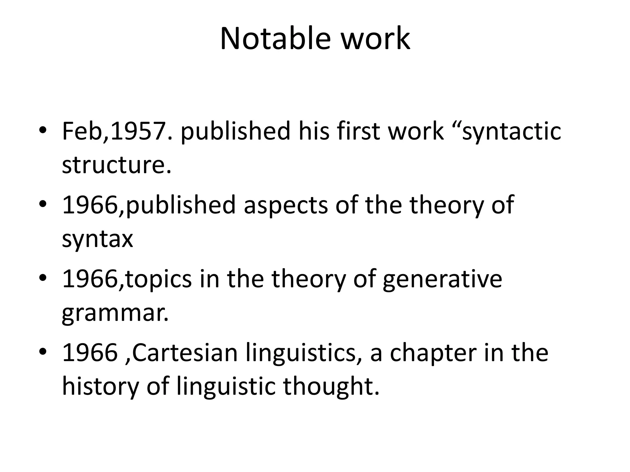 Universal grammar(ug) by noam chomsky (1) | PPTX