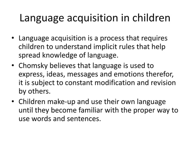 Universal grammar(ug) by noam chomsky (1) | PPTX