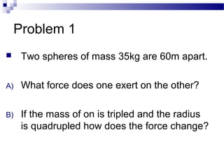 Law of Universal Gravitation | PPT