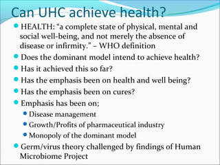 Universal Health Coverage | PPT