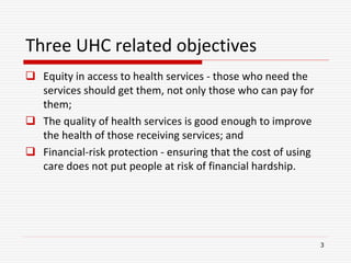 Universal health coverage | PPTX