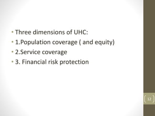 Universal health coverage | PPTX
