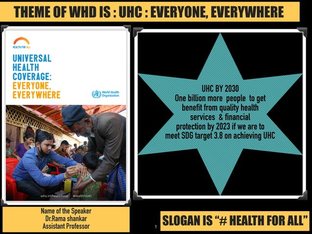 Universal health coverage a snapshot with focus on india | PPT