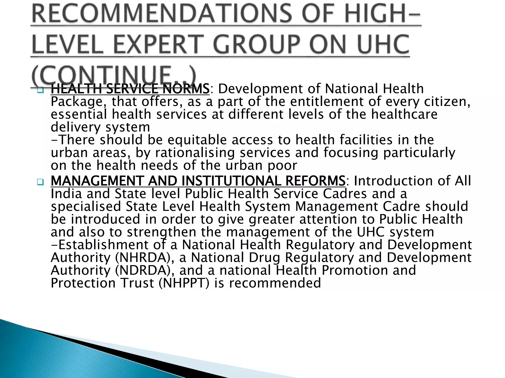 Universal health coverage final | PPTX