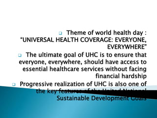Universal health coverage final | PPTX