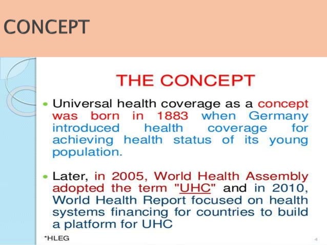 Universal health coverage final | PPTX