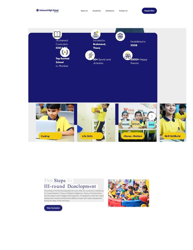 The Universal High School - Thane ICSE PPT | PPTX