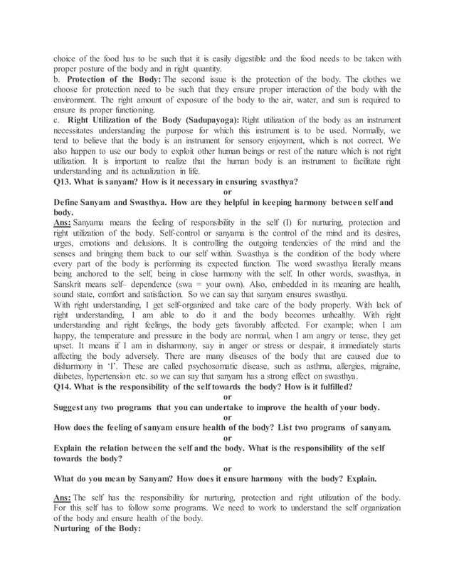 Universal human values and professional ethics notes | PDF