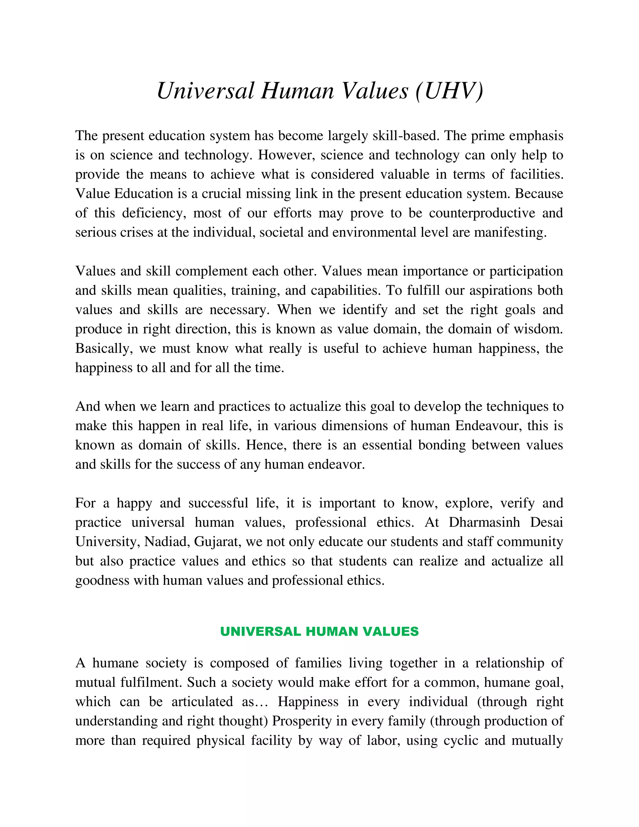 Universal Human Values Reading Material.pdf