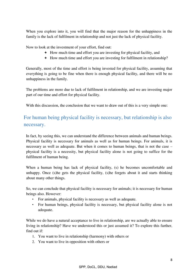 Universal Human Values Reading Material.pdf | Education industry ...