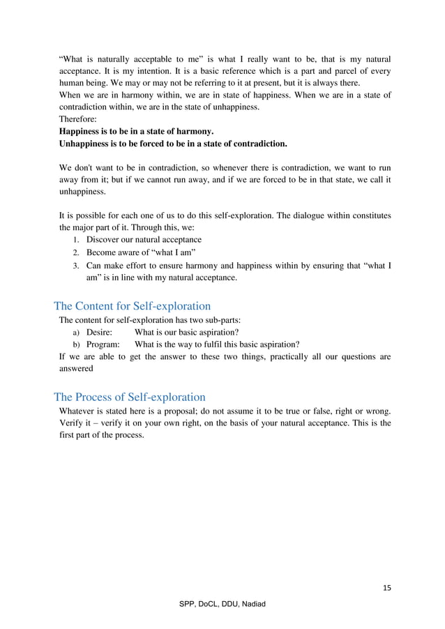 Universal Human Values Reading Material.pdf | Education industry ...