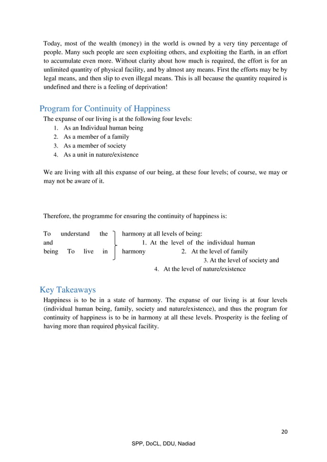 Universal Human Values Reading Material.pdf | Education industry ...