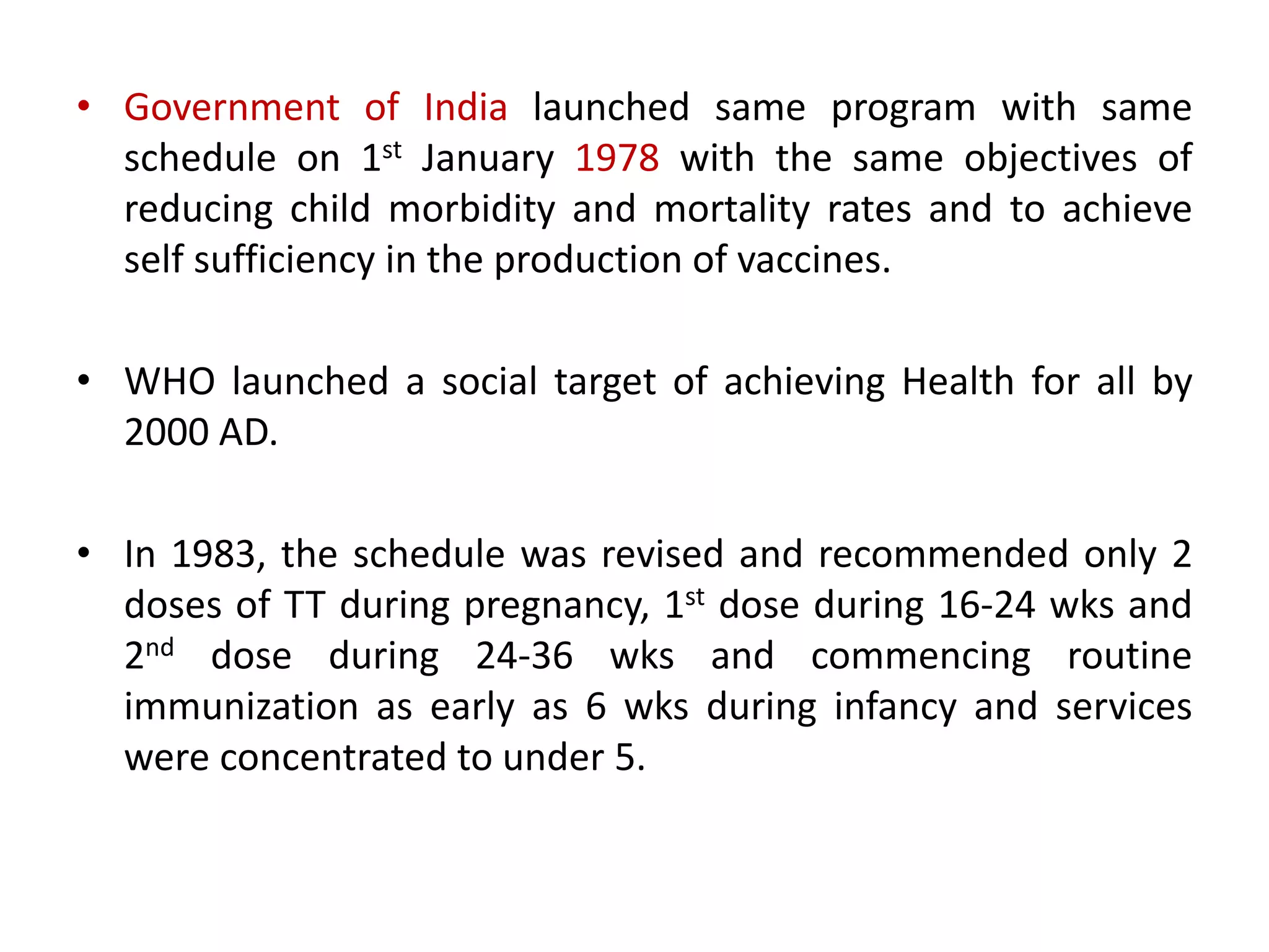 Universal immunization programme | PPTX | Infectious Diseases ...