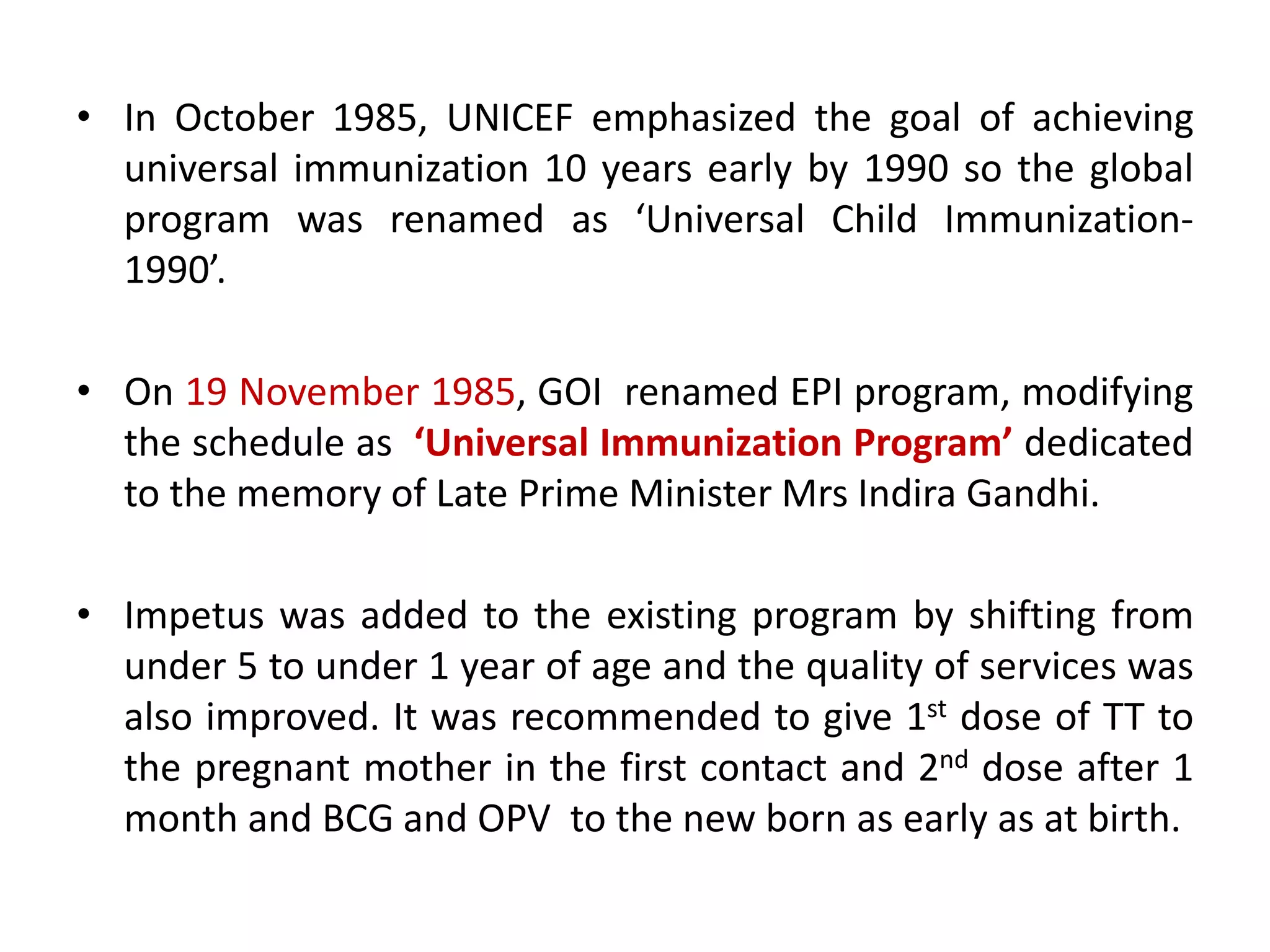 Universal immunization programme | PPTX | Infectious Diseases ...