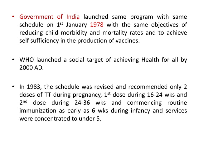 Universal immunization programme | PPTX | Infectious Diseases ...
