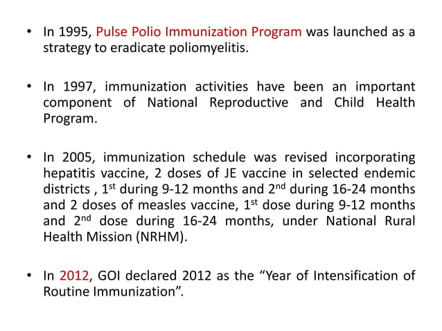 Universal immunization programme | PPTX | Infectious Diseases ...