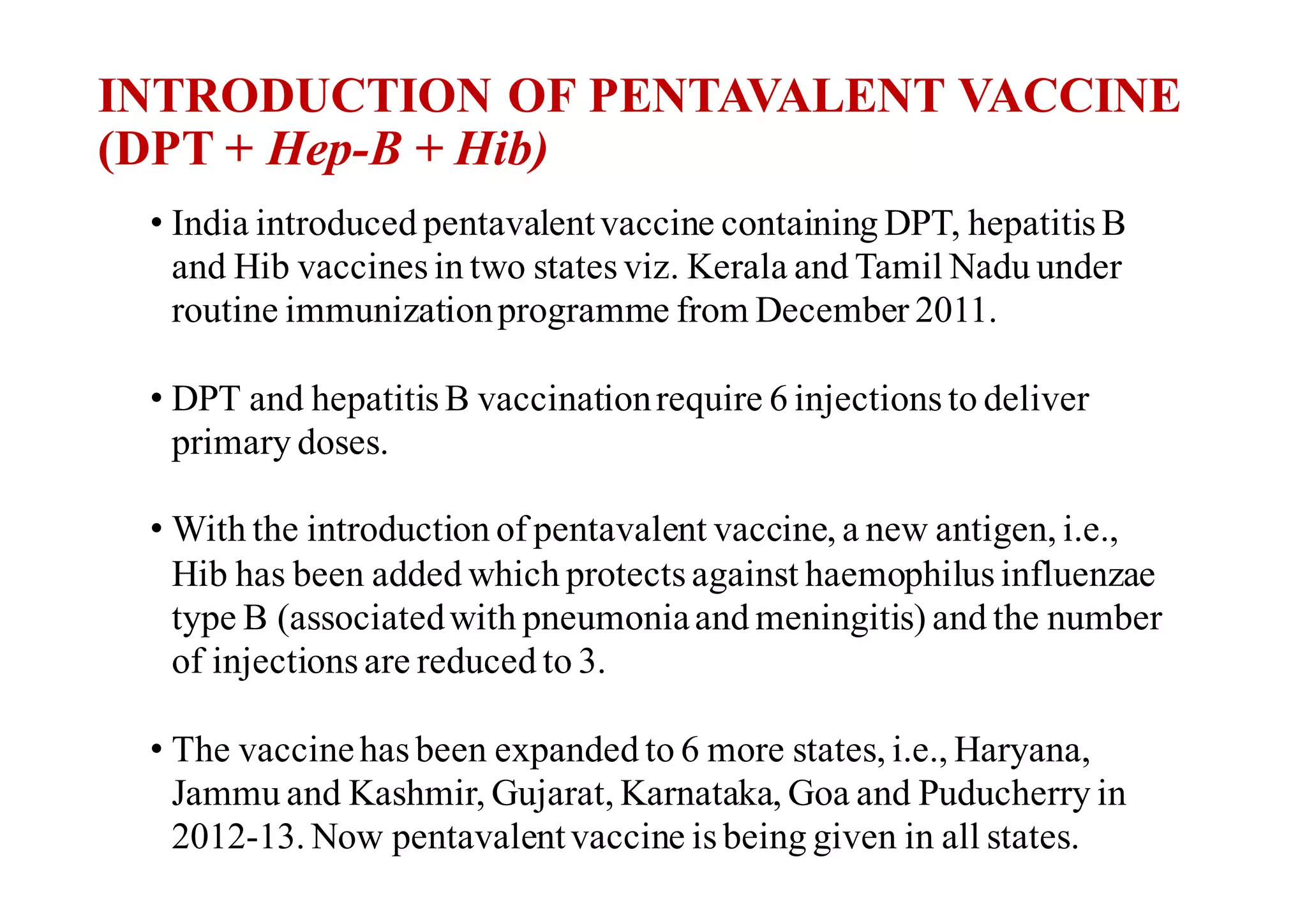 Universal immunization programme | PDF