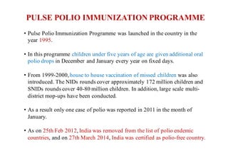 Universal immunization programme | PDF