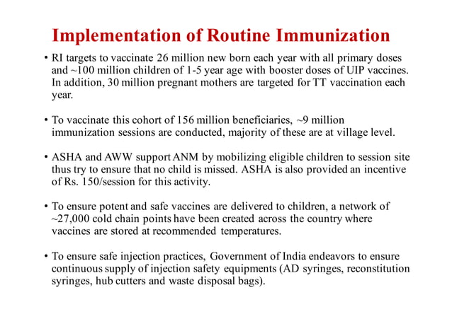 Universal immunization programme | PDF | Infectious Diseases | Diseases ...