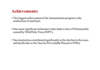 Universal immunization programme | PDF