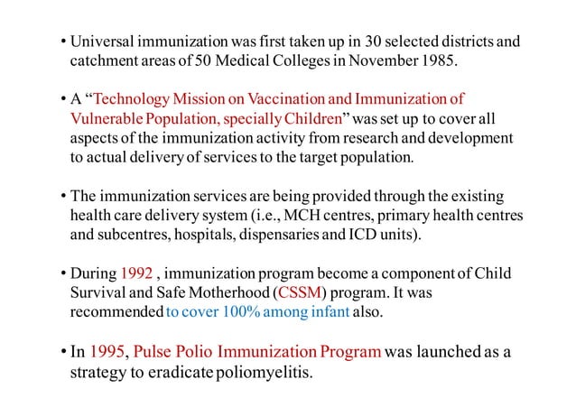 Universal immunization programme | PDF | Infectious Diseases | Diseases ...