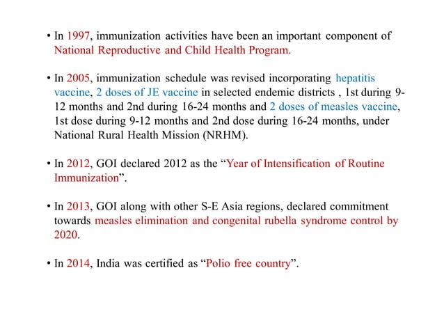 Universal immunization programme | PDF | Infectious Diseases | Diseases ...