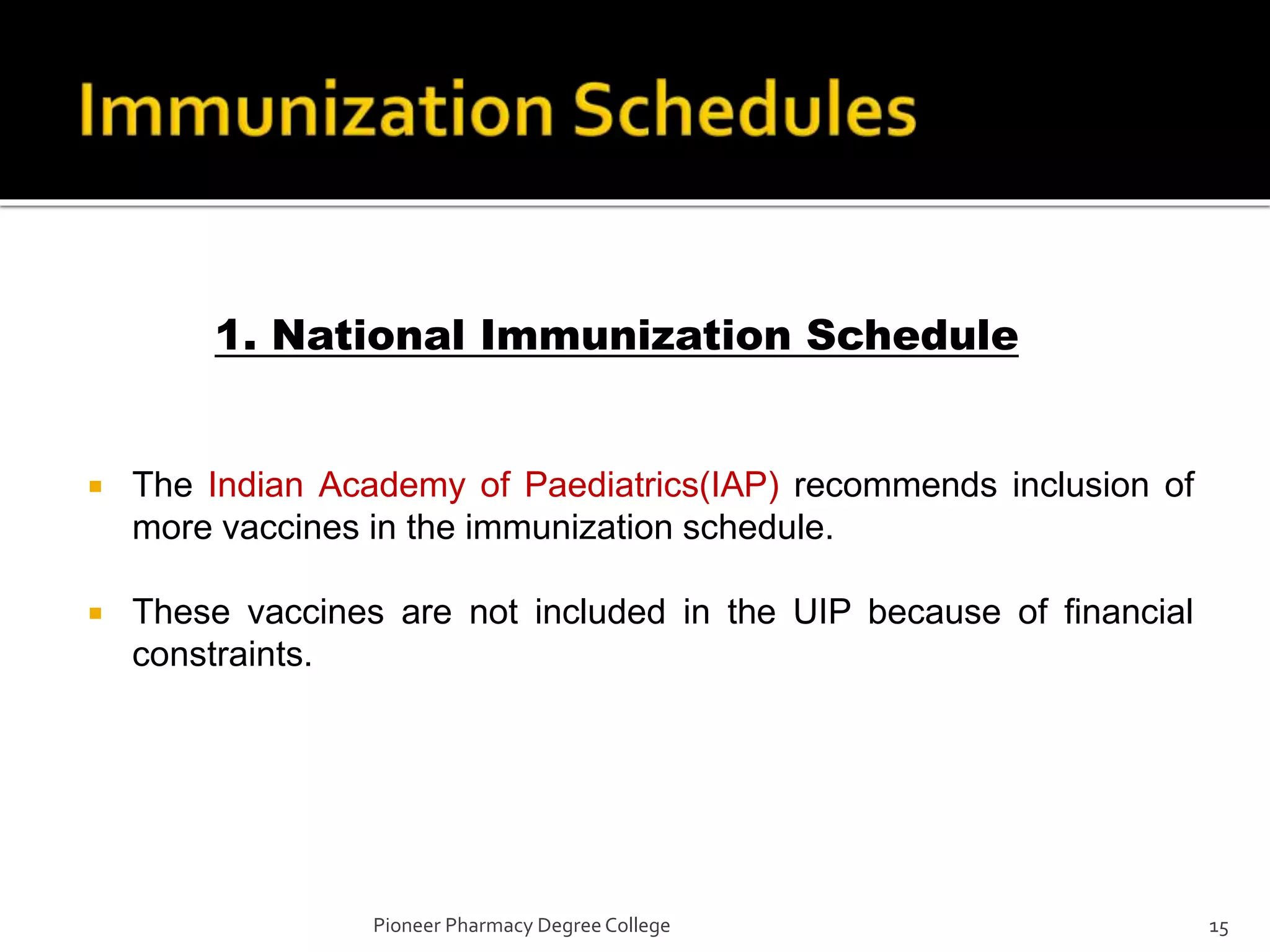 Universal immunization programme | PPTX | Infectious Diseases ...