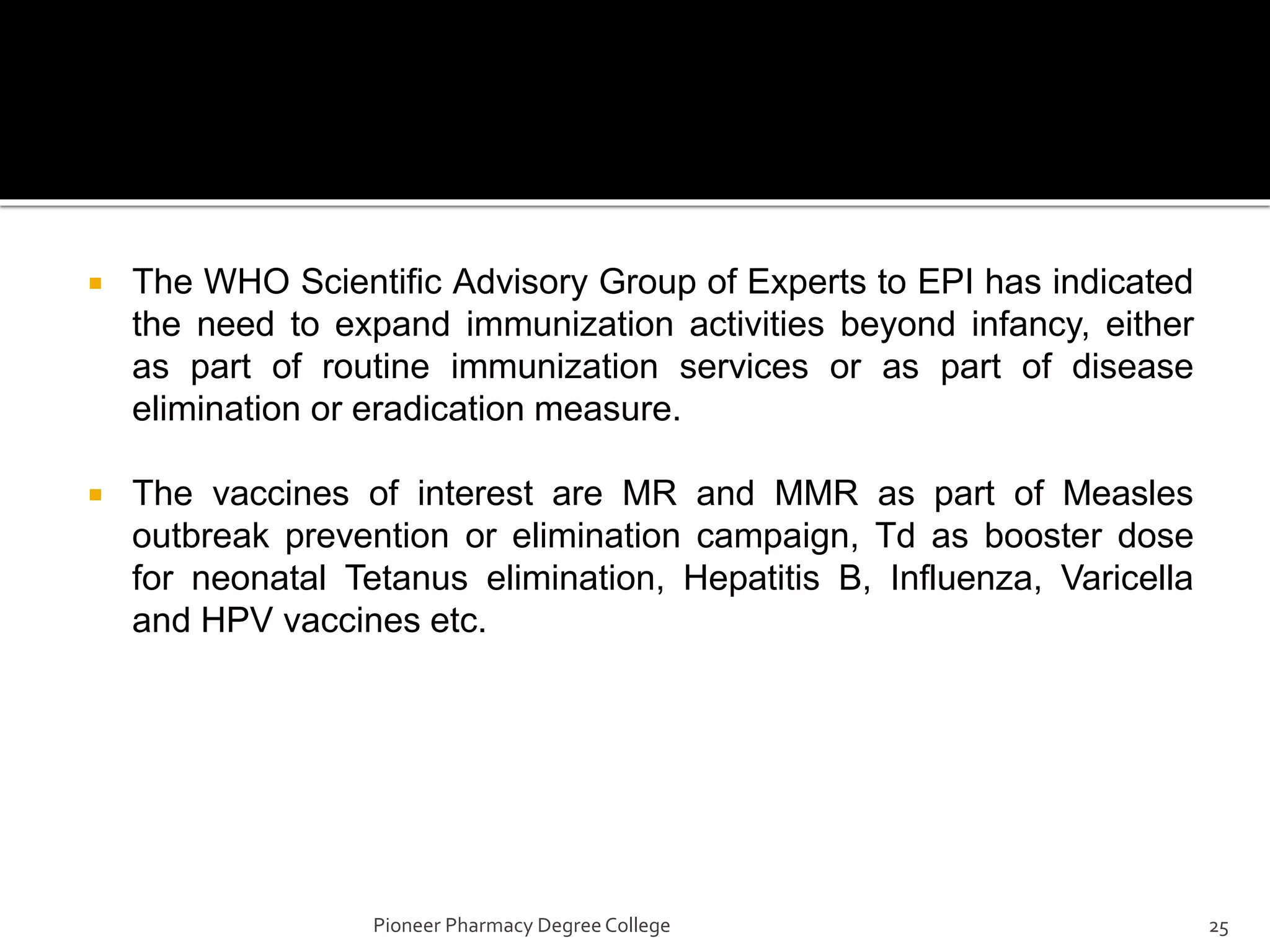 Universal immunization programme | PPTX