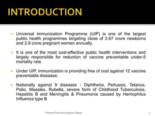 Universal immunization programme | PPTX
