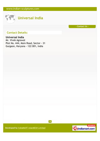 Universal India, Gurgaon, Sculptures | PDF