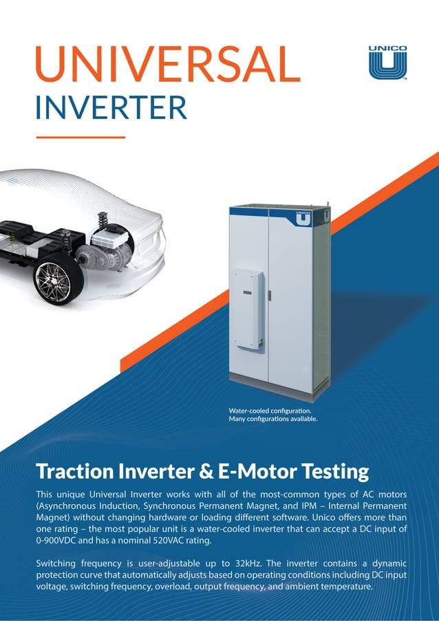 Universal Inverters For Testing | EV Battery Emulator - Unico | PDF