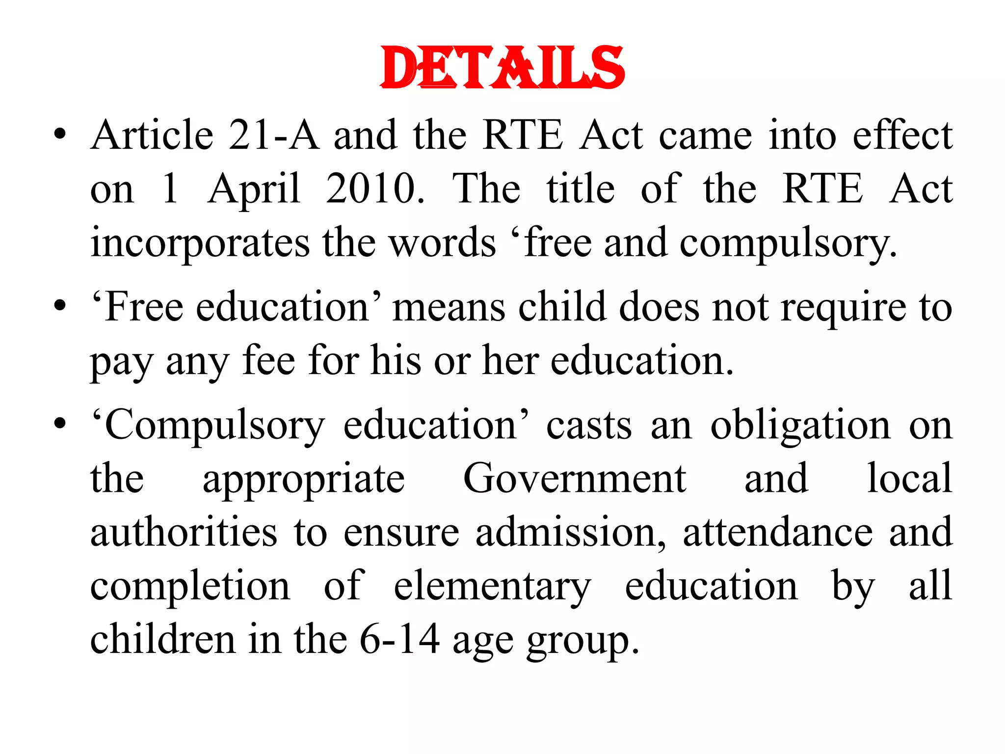 Universalisation of education in India | PDF