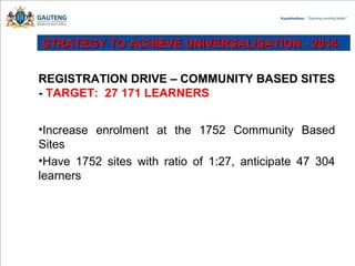 Universalisation of grade r | PPT | Daycare and Pre-School | Parenting