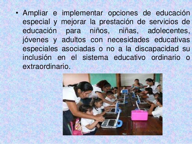 Universalización en el acceso a la educación