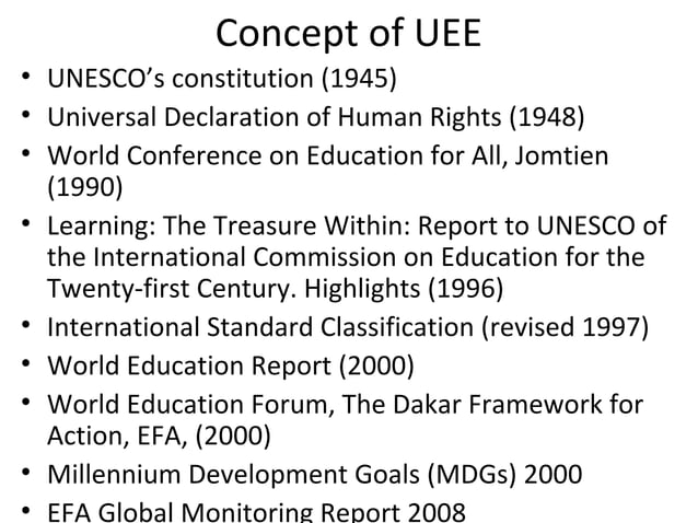 Universalization of elementary education | PPT