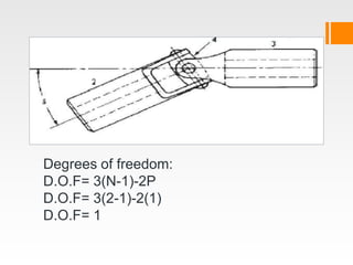 Universal joint and intermittent motion mechanism | PPTX