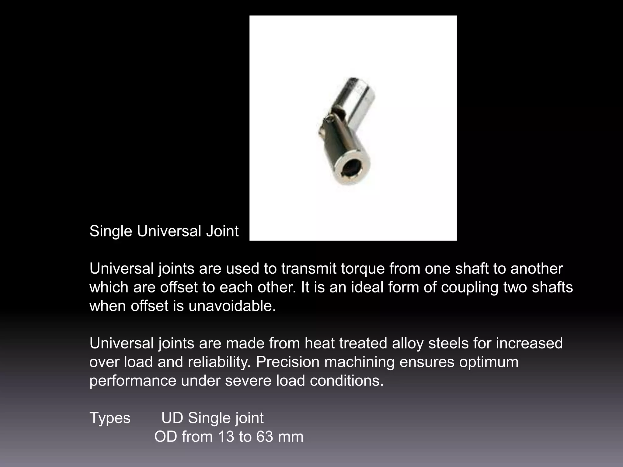 Universal joints | PPTX