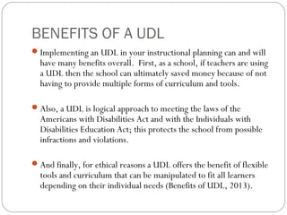 Universal learning design | PPT