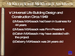 Universal Life Insurance Bldg | PPT
