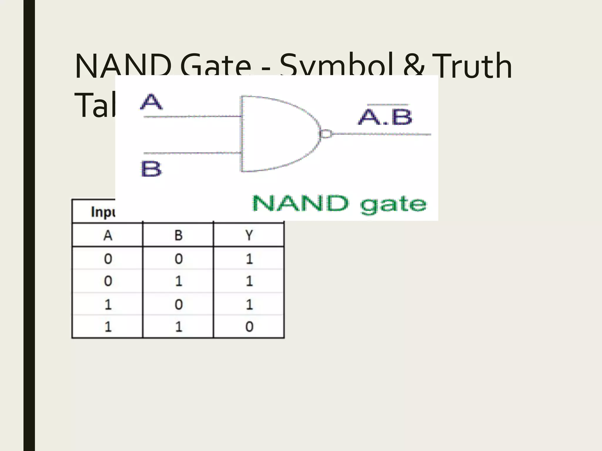 Universal logic gate | PPTX