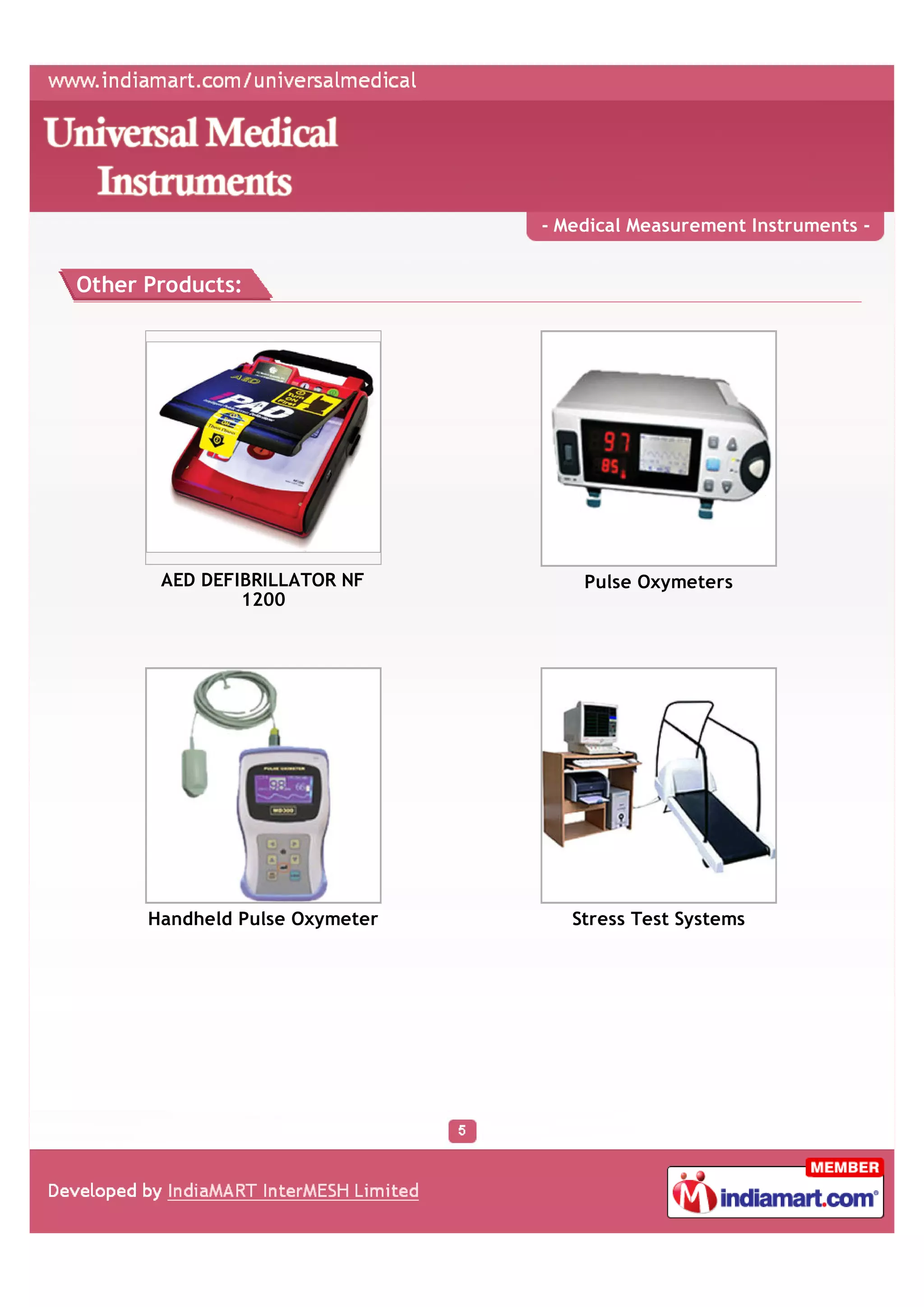 Universal Medical Instruments, Mumbai, Medical Measurement Instruments ...