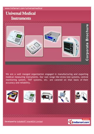 Universal Medical Instruments, Mumbai, Medical Measurement Instruments ...