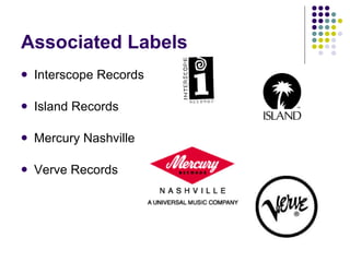 Universal music group | PPT | Contemporary Hits/Pop/Top 40 | Music