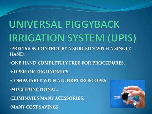 Universal Piggyback Irrigation System | PPT