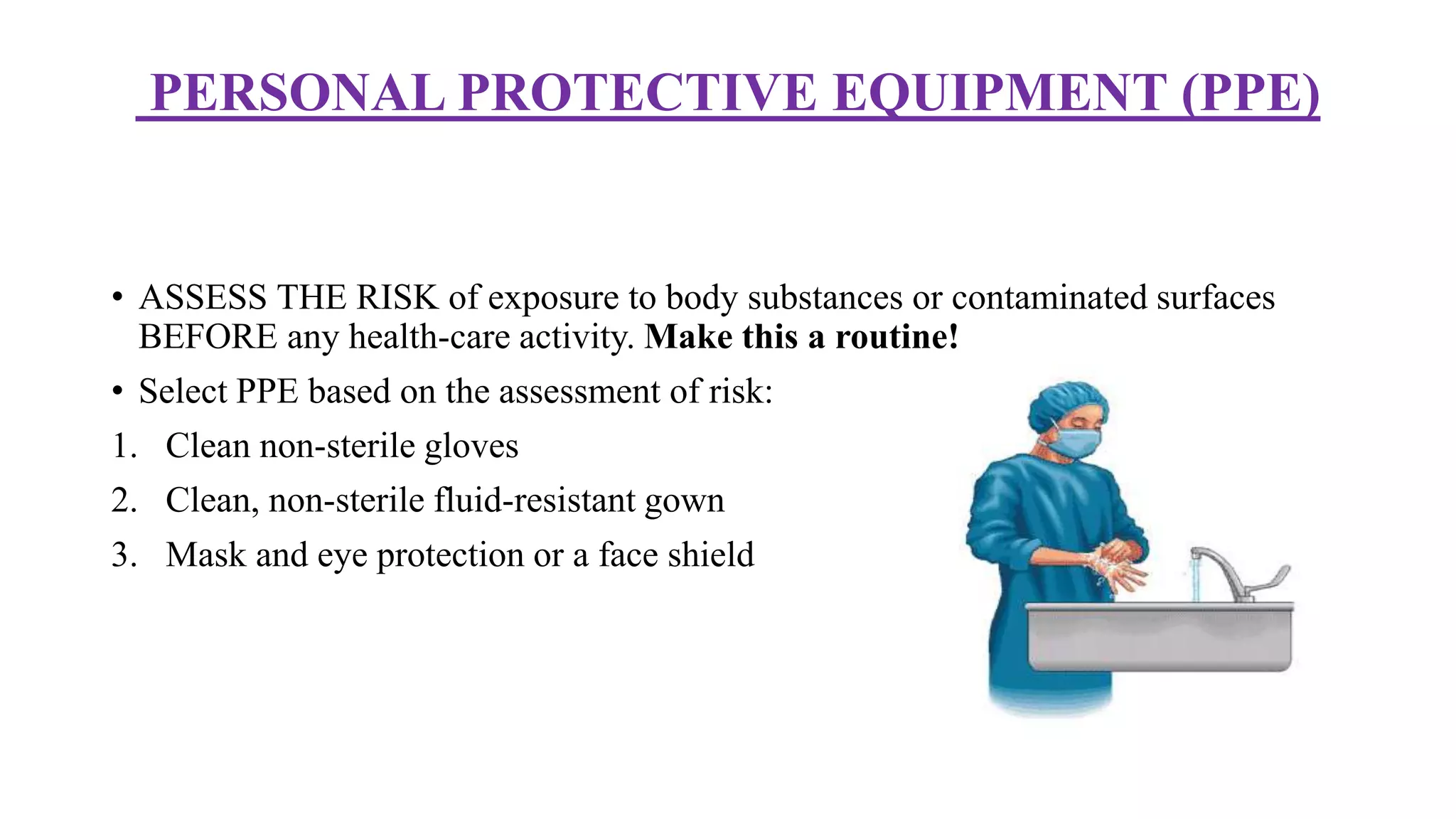 Universal precaution | PPTX