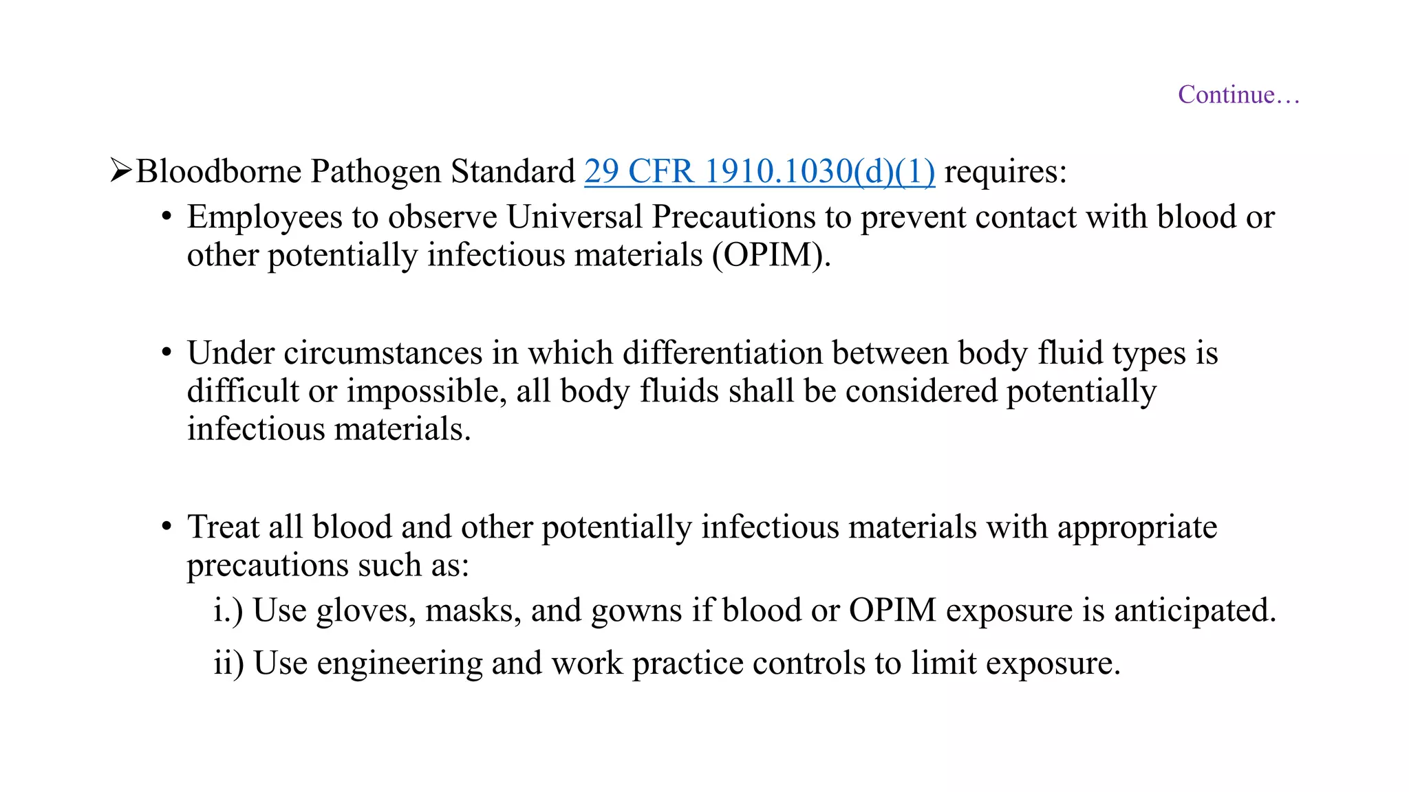 Universal precaution | PPTX | First Aid | Injuries