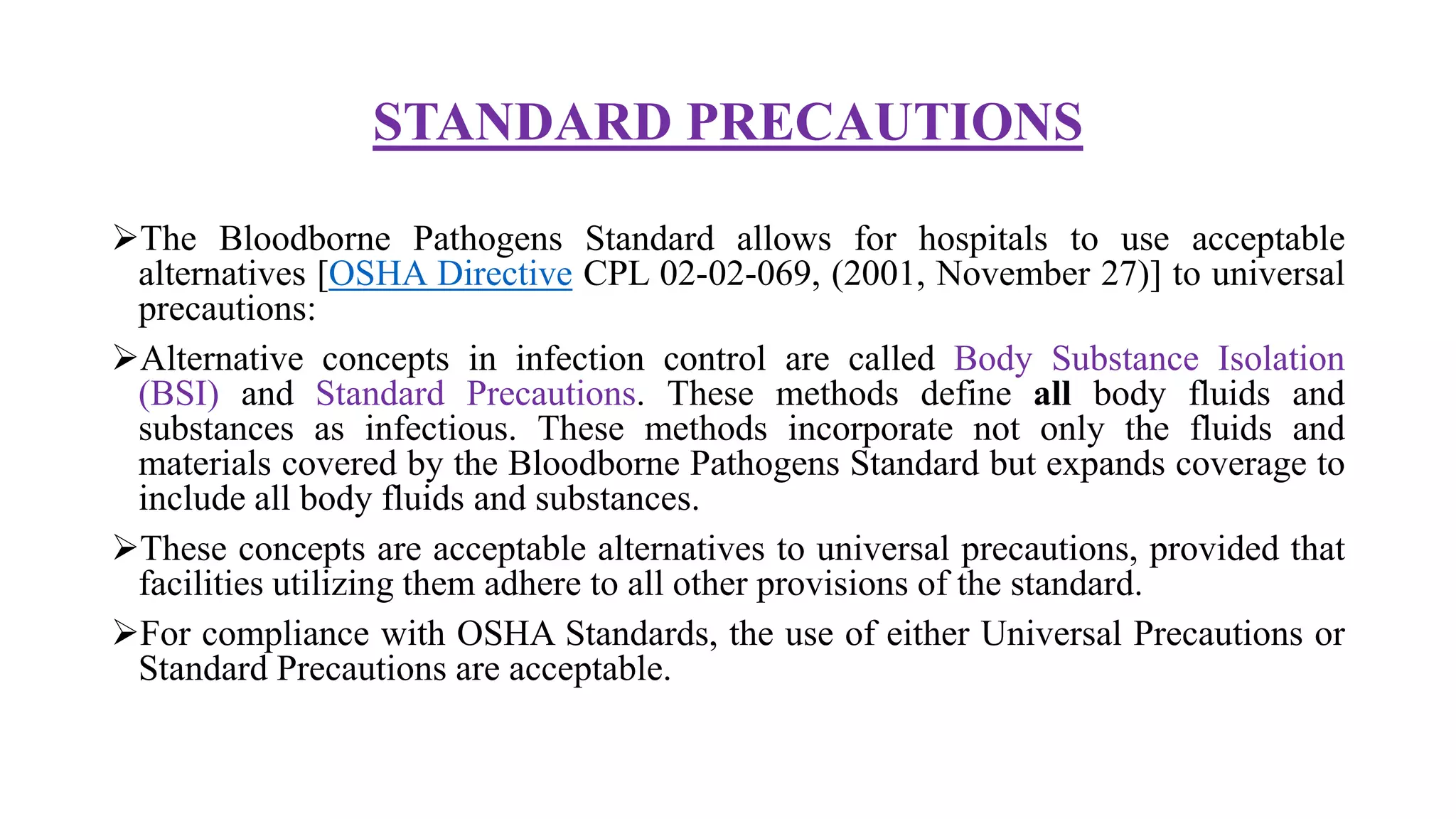 Universal precaution | PPTX